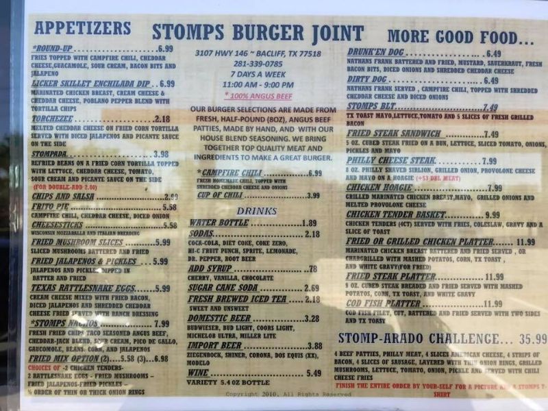 Stomp's Burger Joint - Pearland