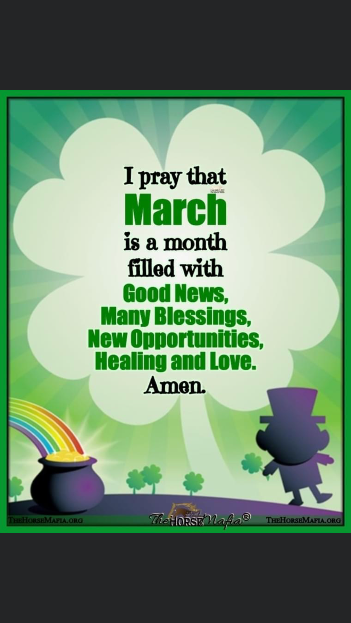 Happy Month Of March