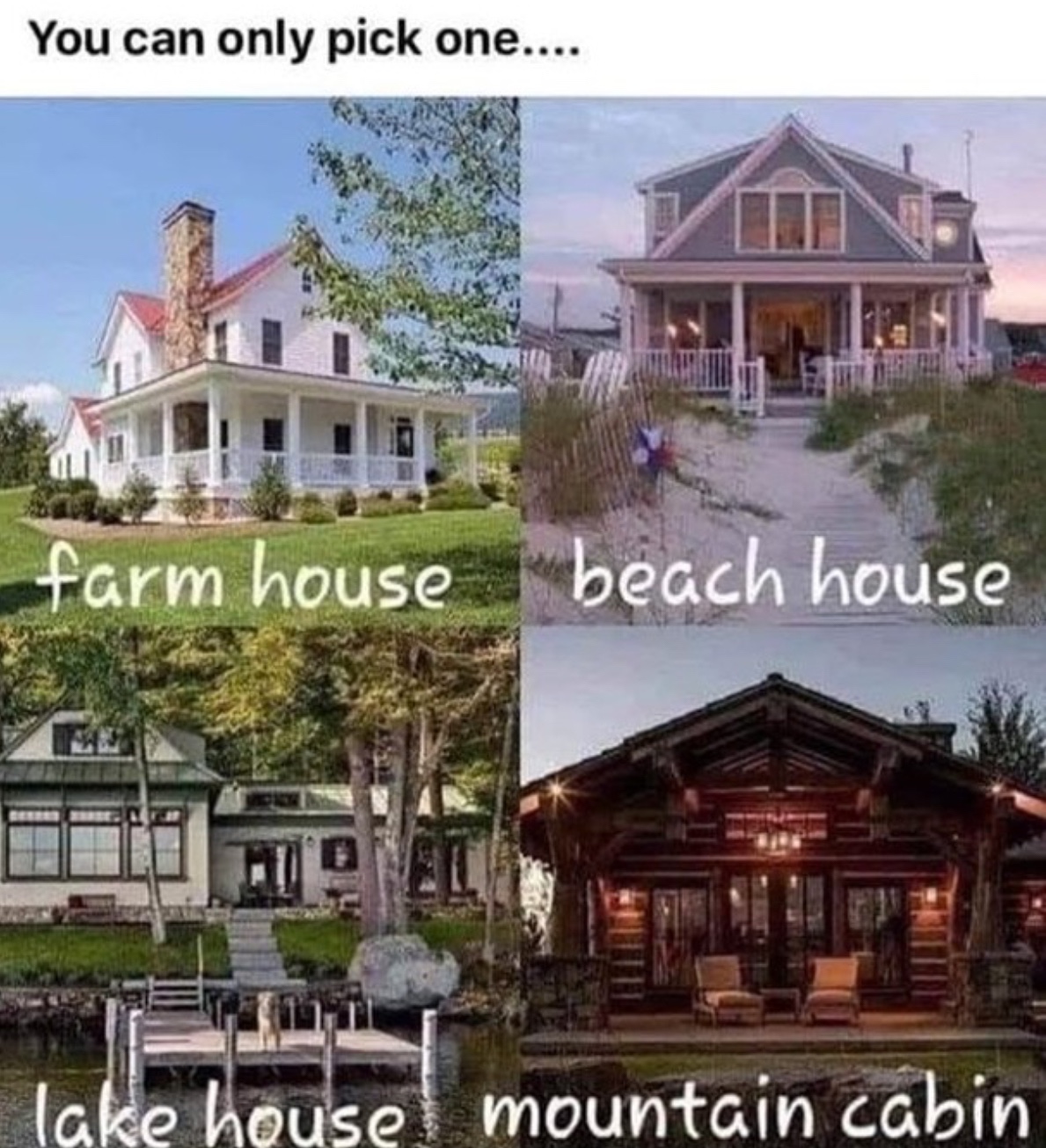 Which One Would You Pick