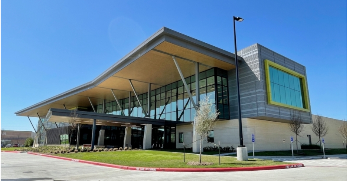A first look at new West Pearland Library.